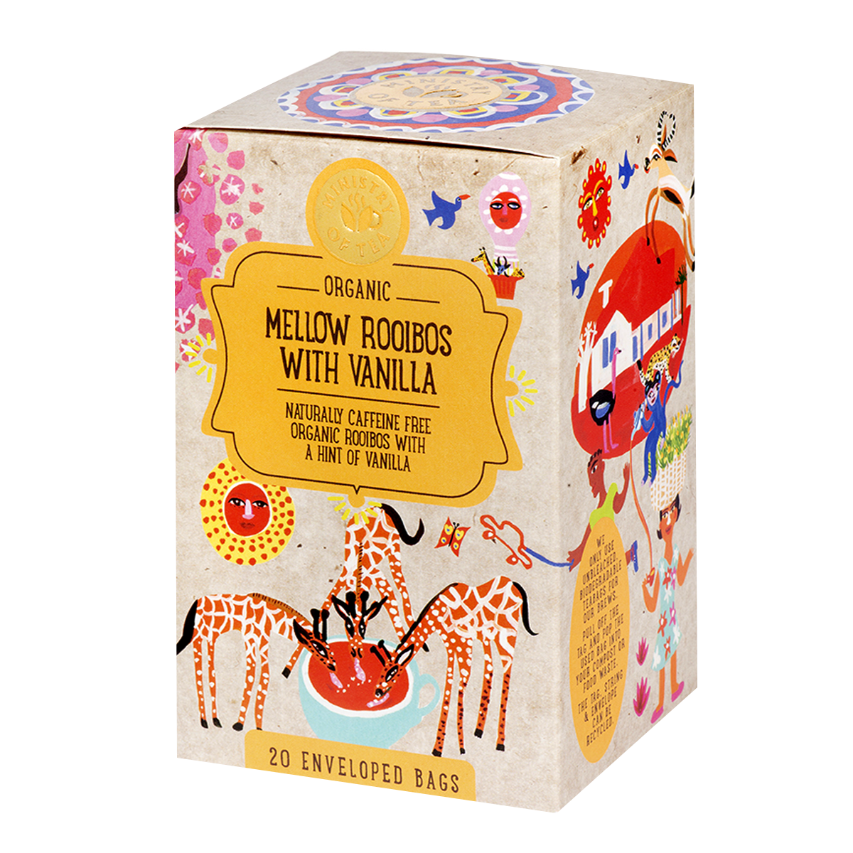 Organic Rooibos Tea Bags | Mellow Rooibos with Vanilla